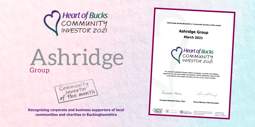 Community Investor of the Month - Heart of Bucks Community Foundation