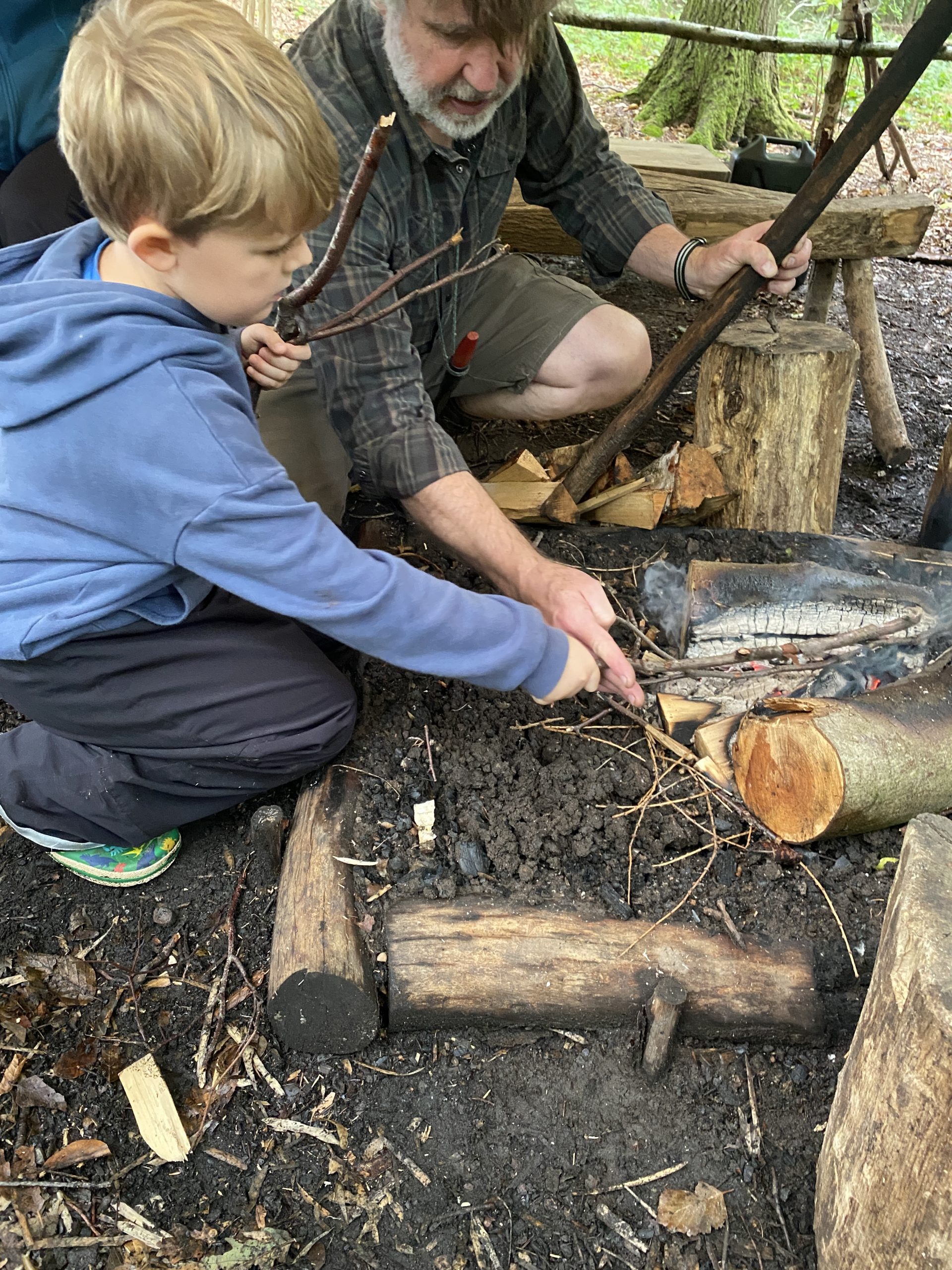 Old Hanging Wood delivered woodlands skills sessions to all ages