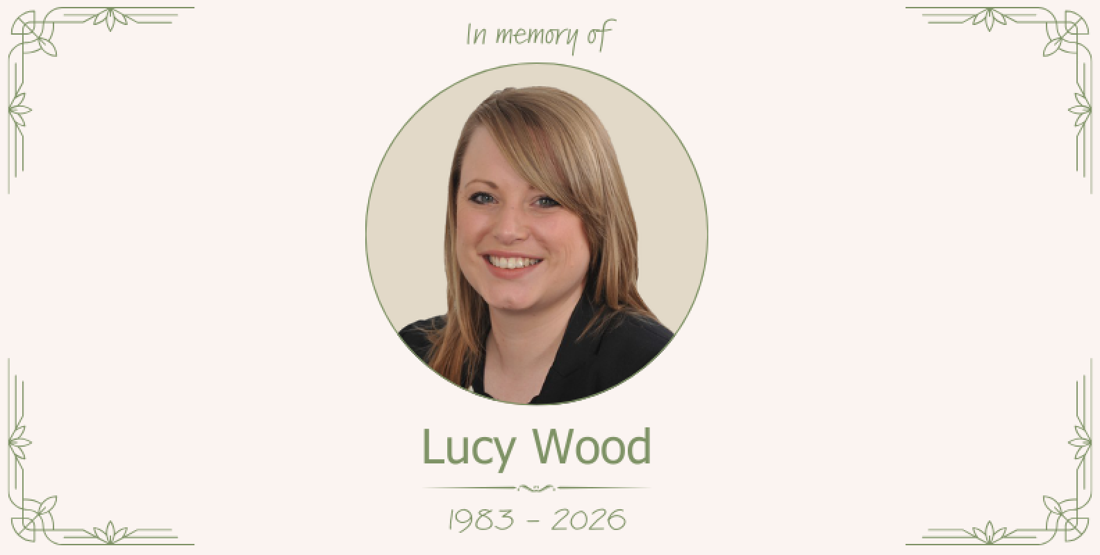 In memory of Lucy Wood - Heart of Bucks Community Foundation